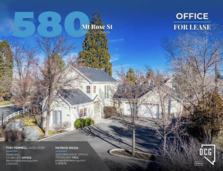 580 Mount Rose St, Reno, NV 89509 | CommercialCafe.com