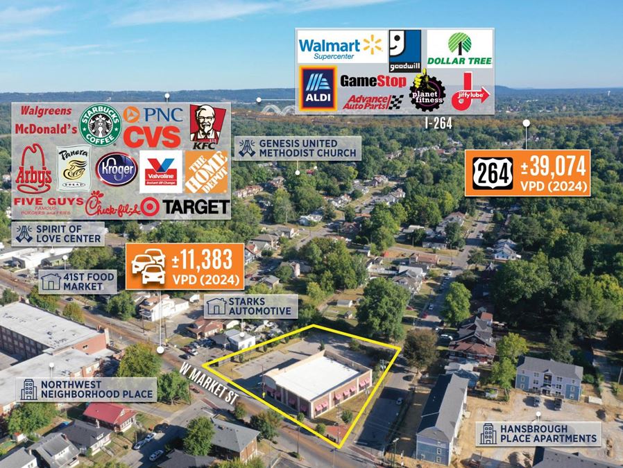 3901 W Market St, Louisville, KY 40212 | CommercialCafe.com