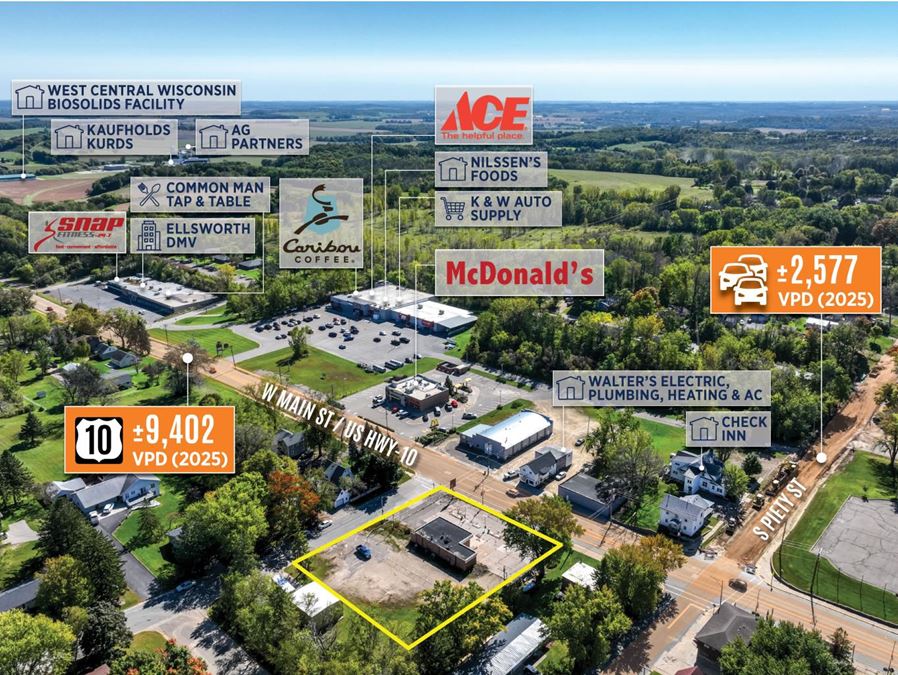 176 W Main St, Ellsworth, WI 54011 | CommercialCafe.com